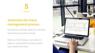 10 Leave Management Best Practices | PDF