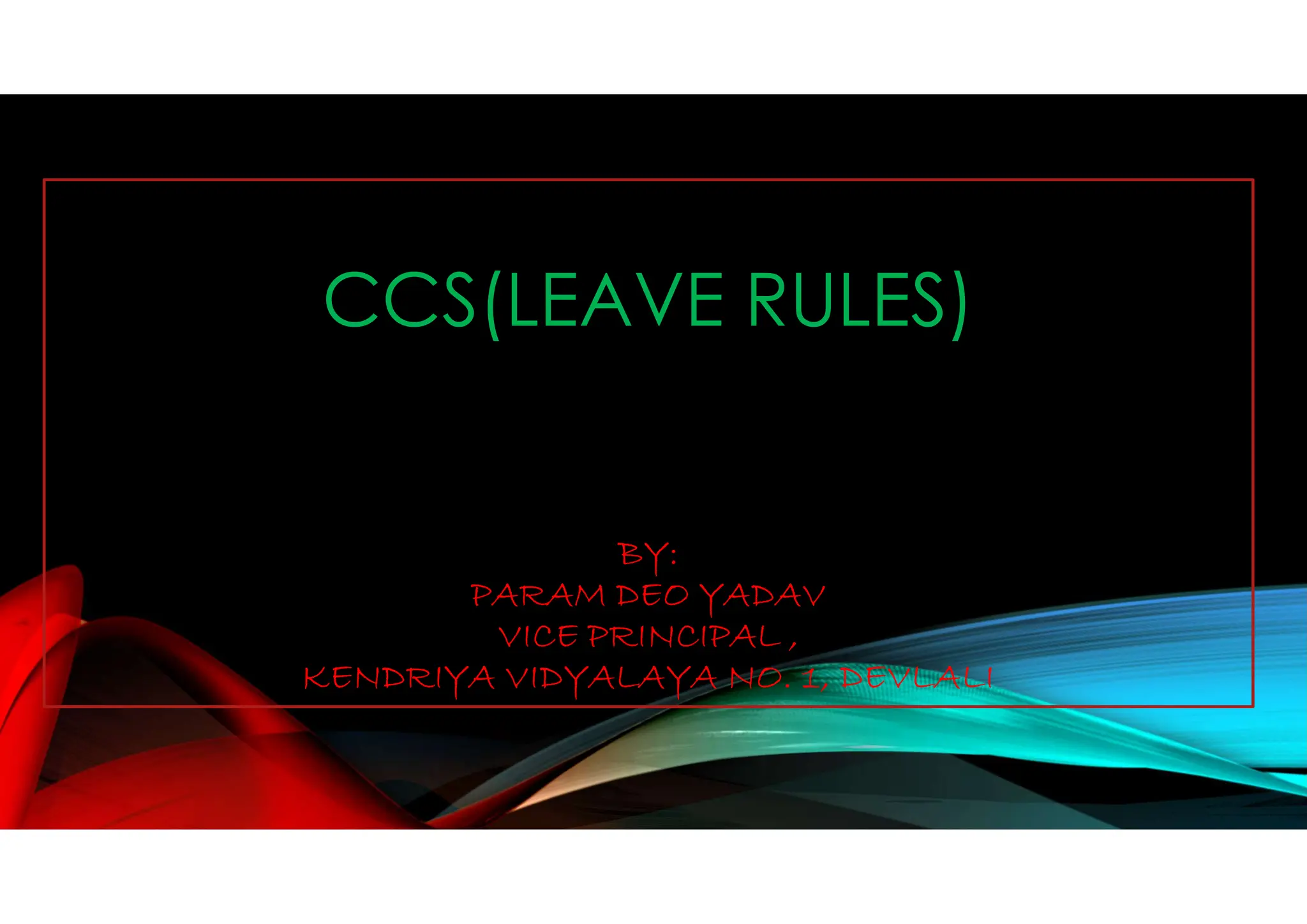 leave-rules.pdf is very important for the employees for government ...