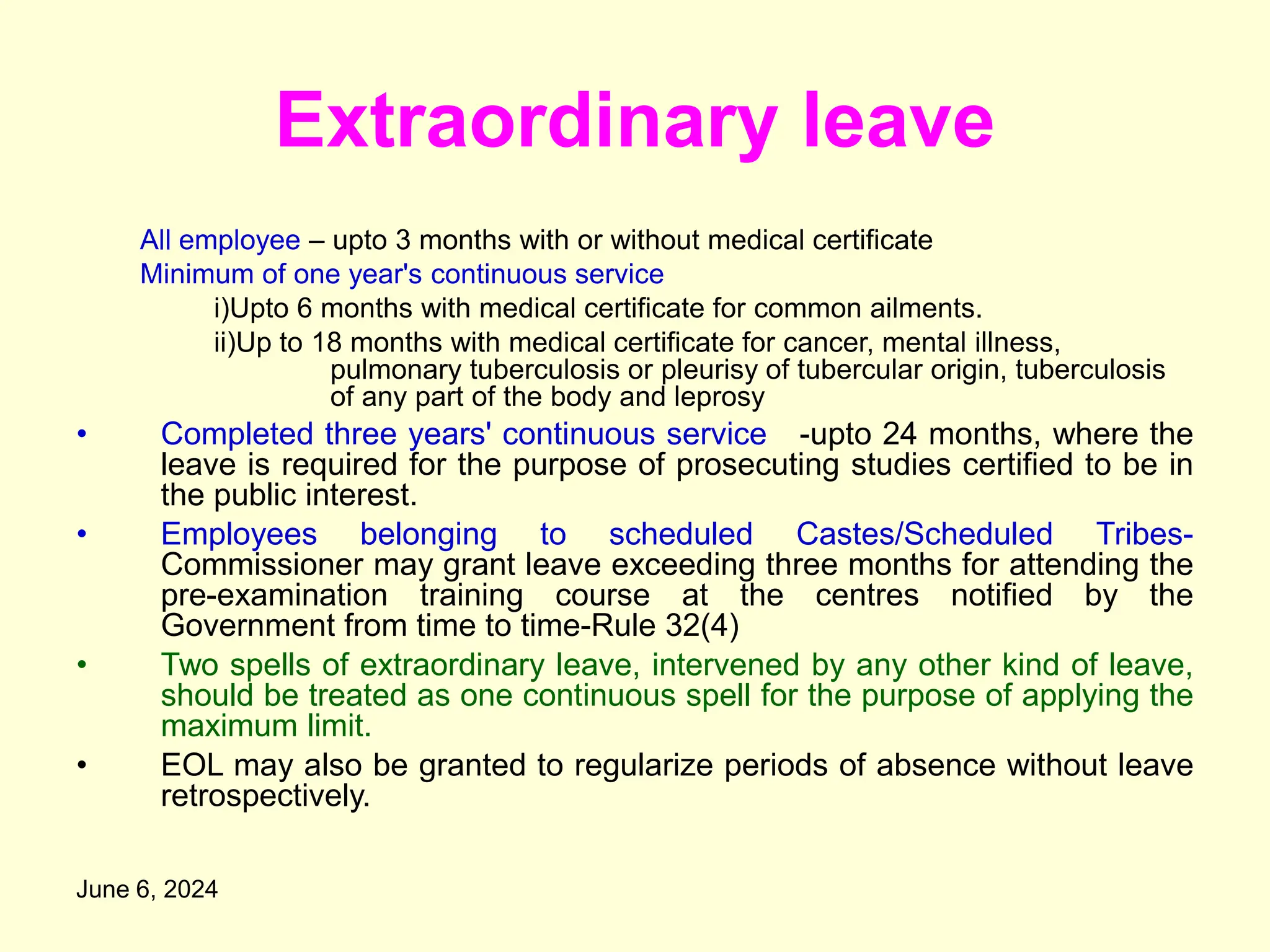 Leave-rules.ppt CCS leave rules 1972 for central govt employees | PPT