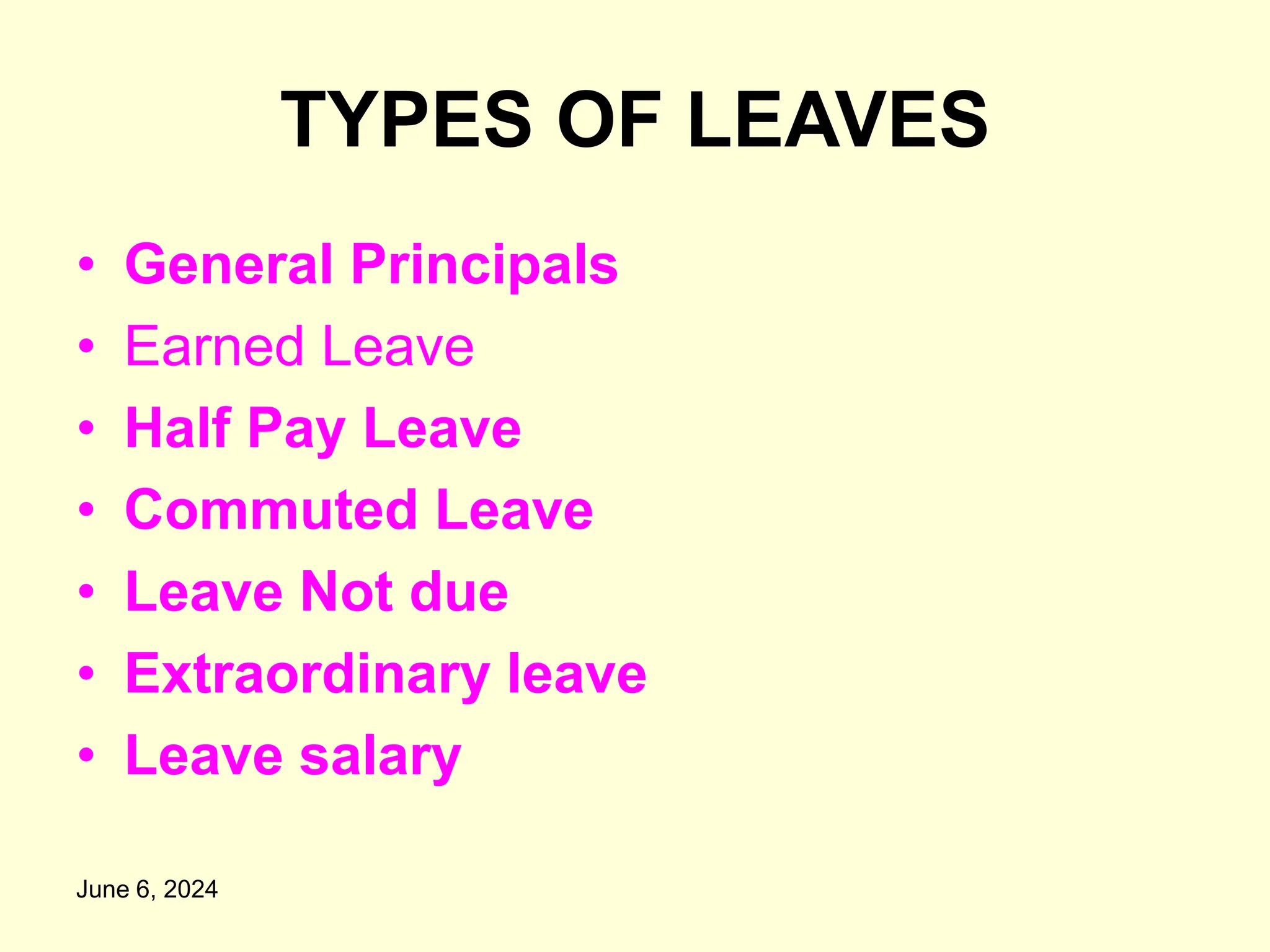 Leave-rules.ppt CCS leave rules 1972 for central govt employees | PPT