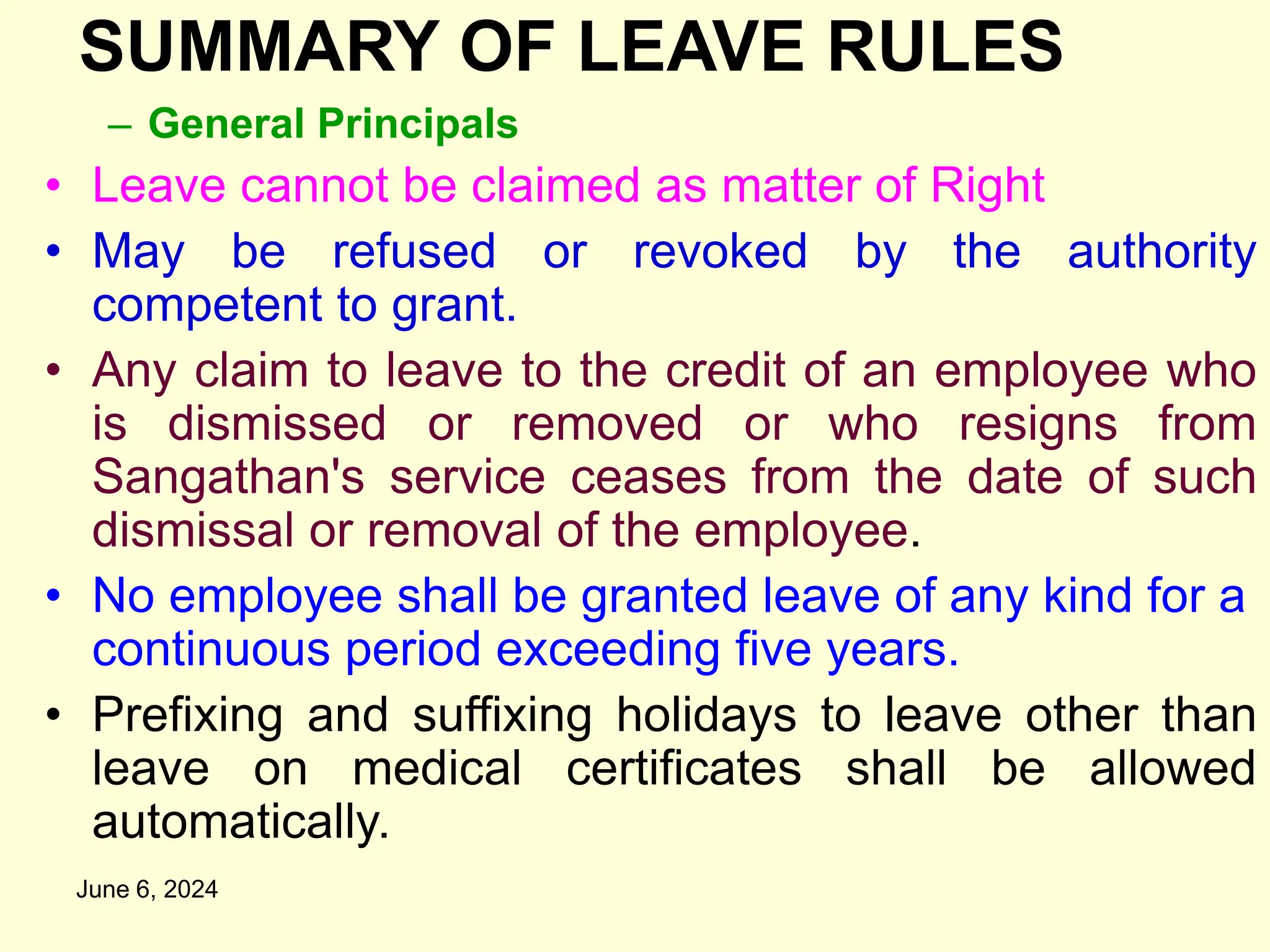 Leave-rules.ppt CCS leave rules 1972 for central govt employees | PPT