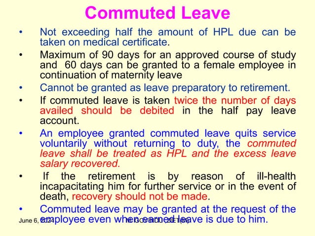 Leave-rules.ppt CCS leave rules 1972 for central govt employees | PPT ...
