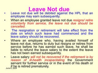 Leave-rules.ppt CCS leave rules 1972 for central govt employees | PPT