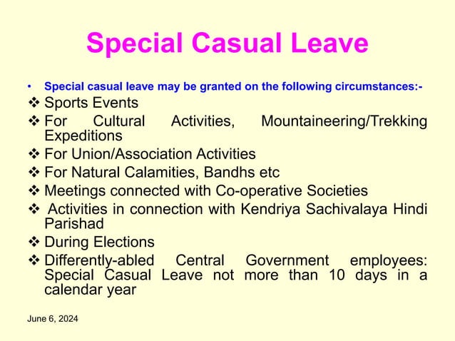 Leave-rules.ppt CCS leave rules 1972 for central govt employees | PPT ...