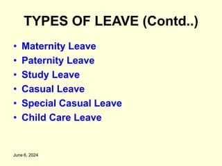 Leave-rules.ppt CCS leave rules 1972 for central govt employees | PPT