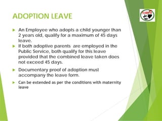 Leave Dispensation in Education, Jacques Adams, SADTU.pdf