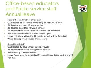 Leave Dispensation in Education, Jacques Adams, SADTU.pdf