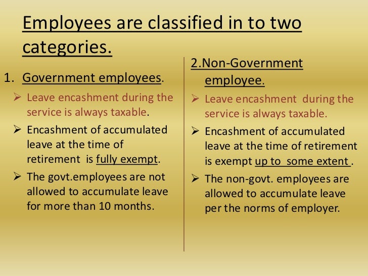Leave Encashment leave-encashment