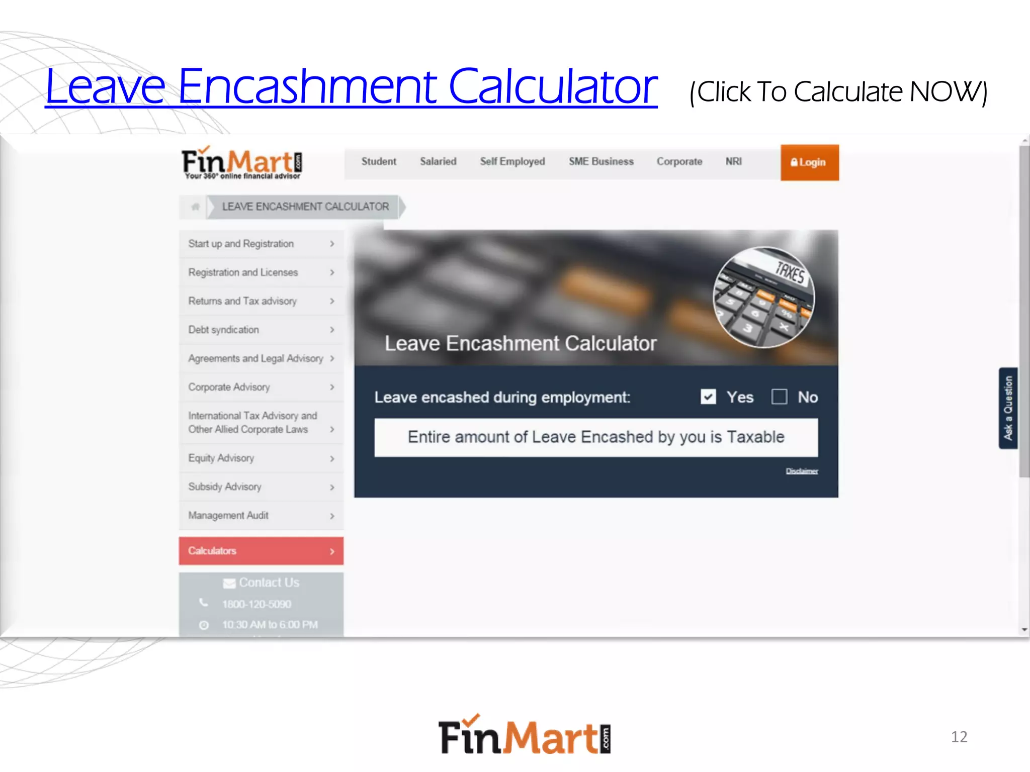 Leave encashment calculator | PDF