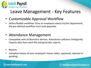 Leave management Software | PPTX