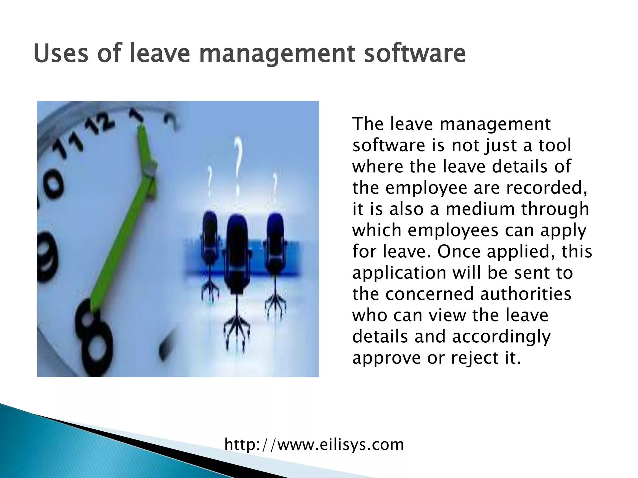 Leave management software | PPTX | Computer Software and Applications ...