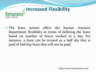Leave management system | PPTX