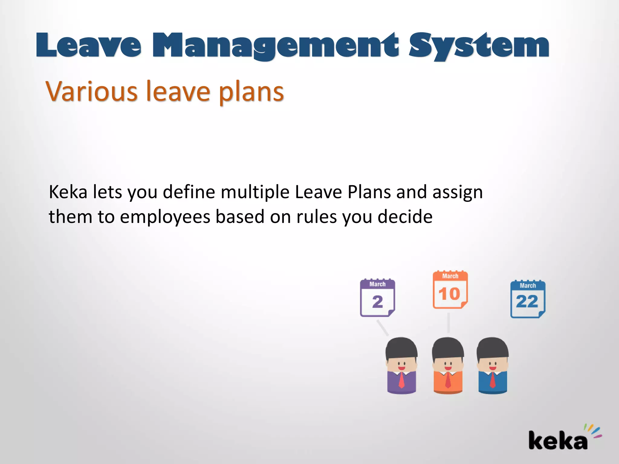 Leave management system - Keka | PDF