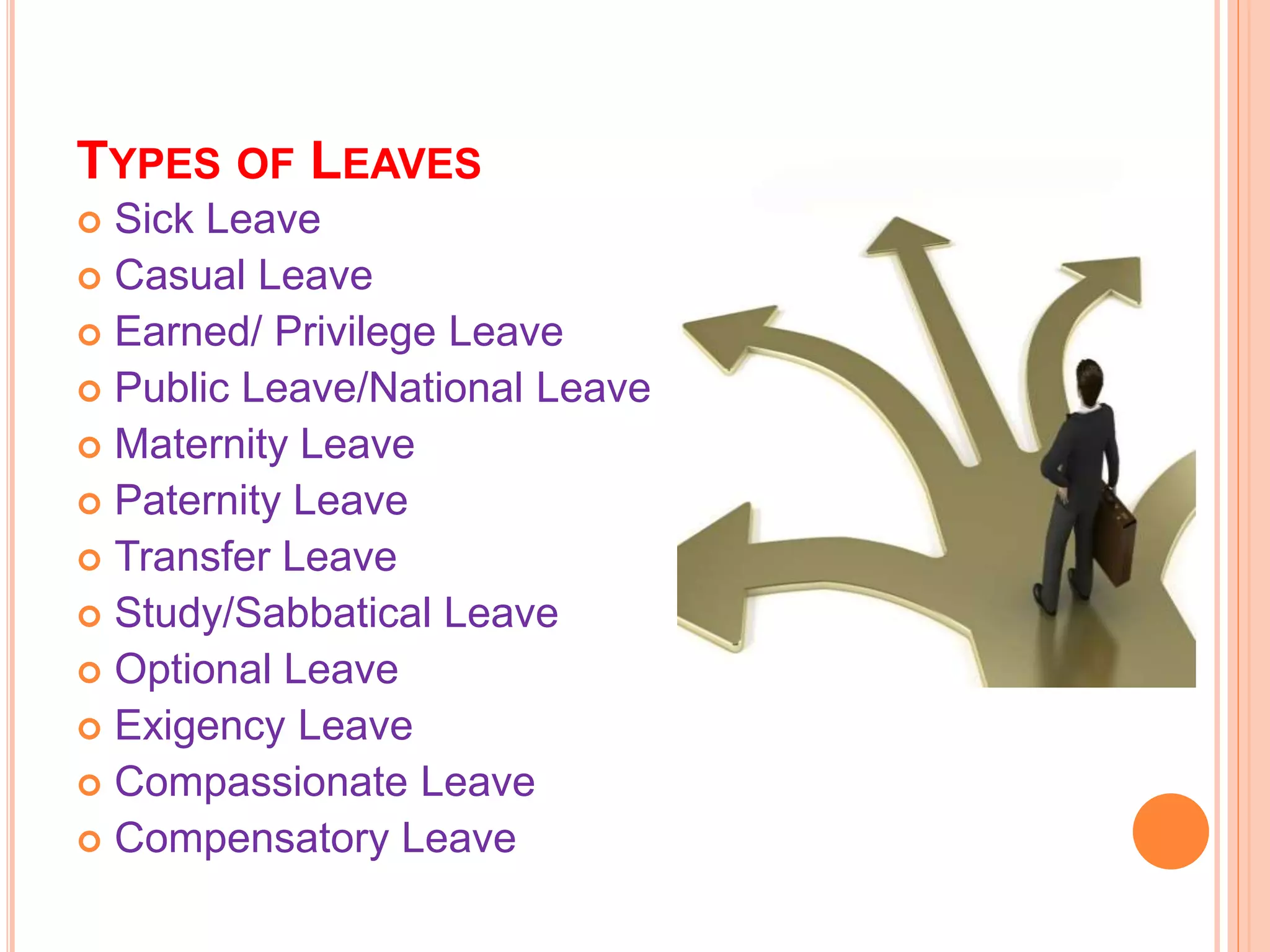 Leave Policy | PPTX