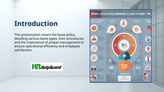 Leave Policy for Employees, HR Leave Policy | PPTX