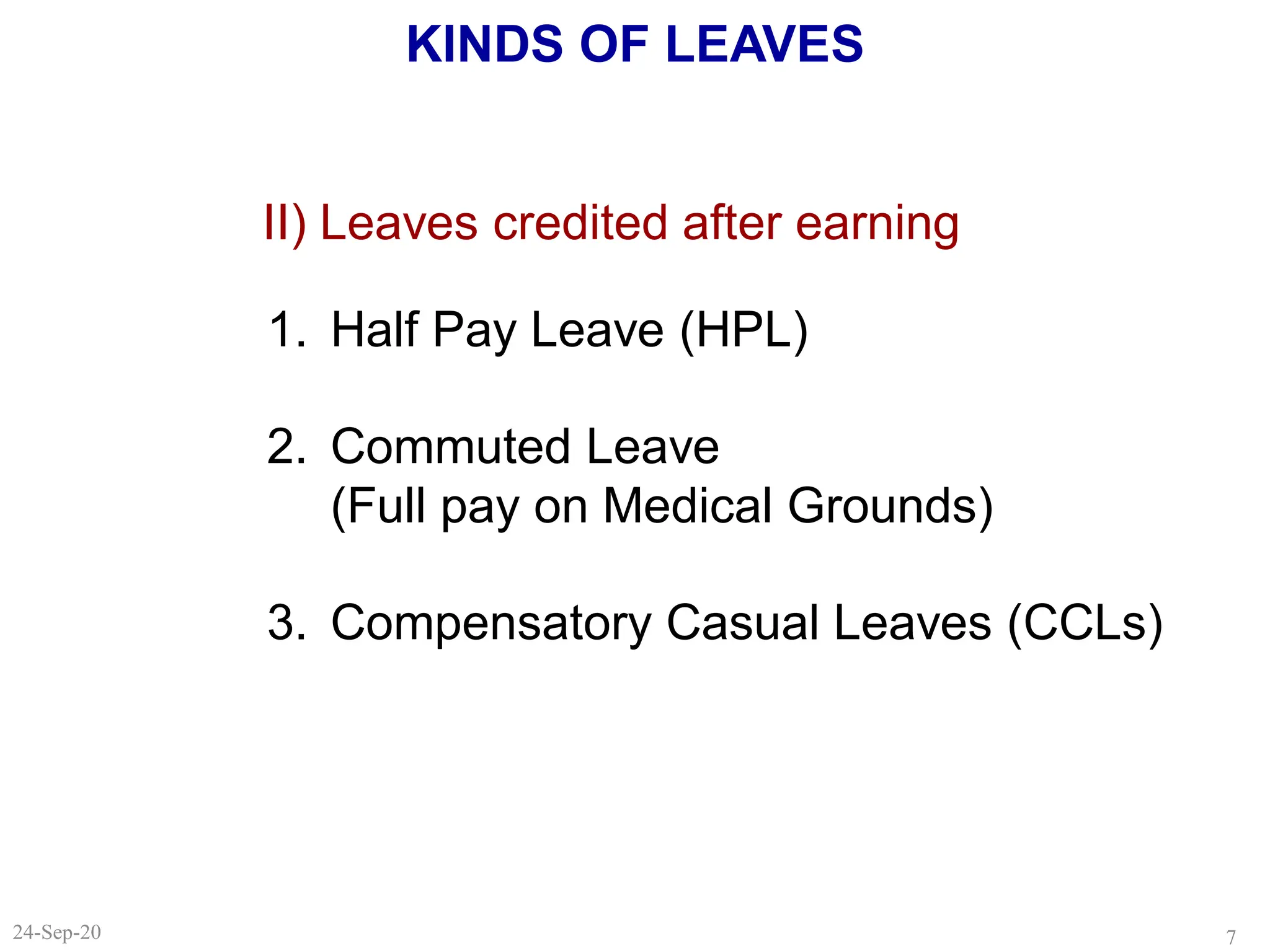 LEAVE RULES of telangana state government employeespdf | PDF