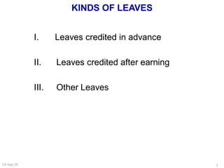 LEAVE RULES of telangana state government employeespdf | PDF
