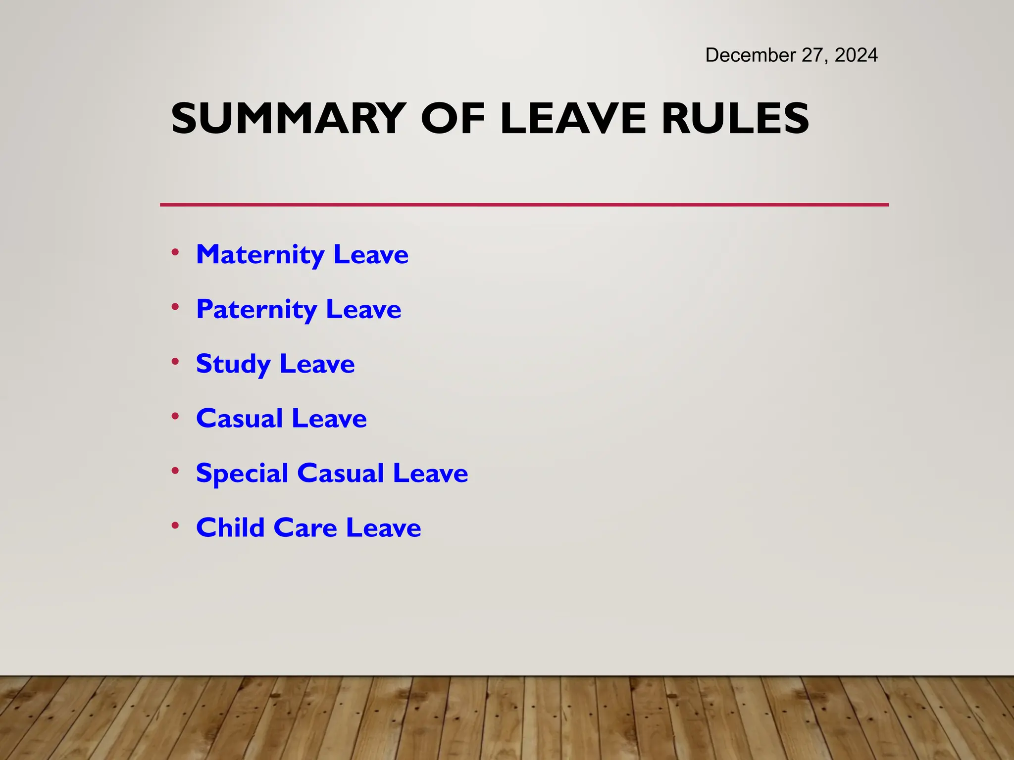 leave rules for govt employees haryana.ppt