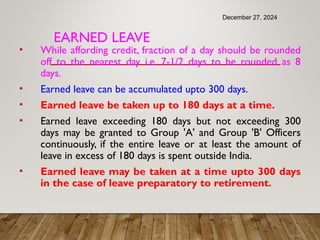 leave rules for govt employees haryana.ppt
