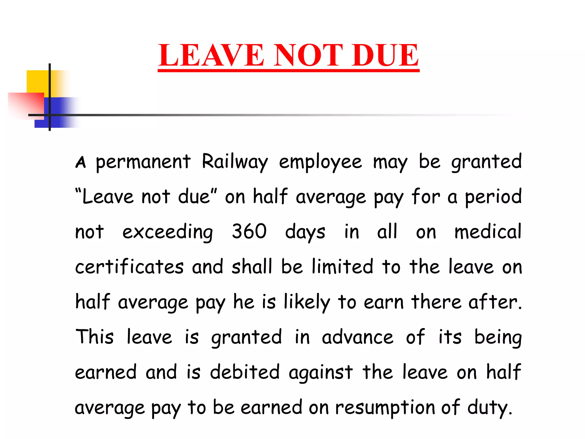 Leave rules latest | PPTX