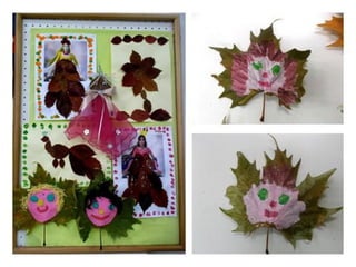 Creations using leaves! | PPT