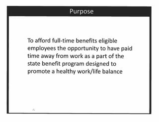 Leave system presentation | PDF