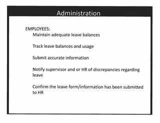 Leave system presentation | PDF