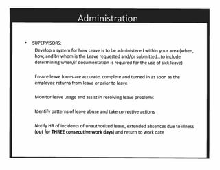 Leave system presentation | PDF