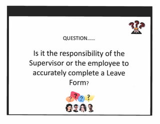 Leave system presentation | PDF