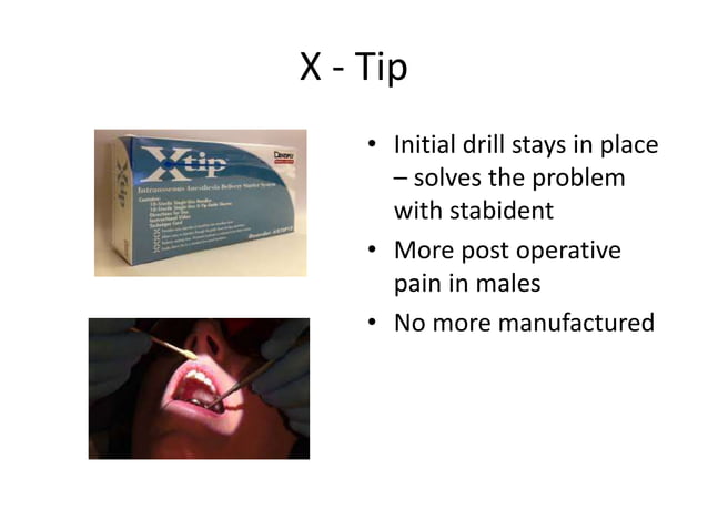 Newer techniques in local anesthesia delivery systems | PPTX | First ...