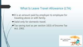 Leave Travel allowance (LTA) | PPTX