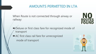 Leave Travel allowance (LTA) | PPTX
