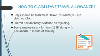 Leave Travel allowance (LTA) | PPTX