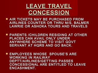 Leave travel concession | PPT