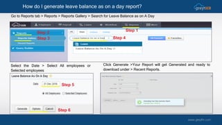 Leave year-end process FAQ | PPT