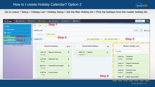 Leave year-end process FAQ | PPT