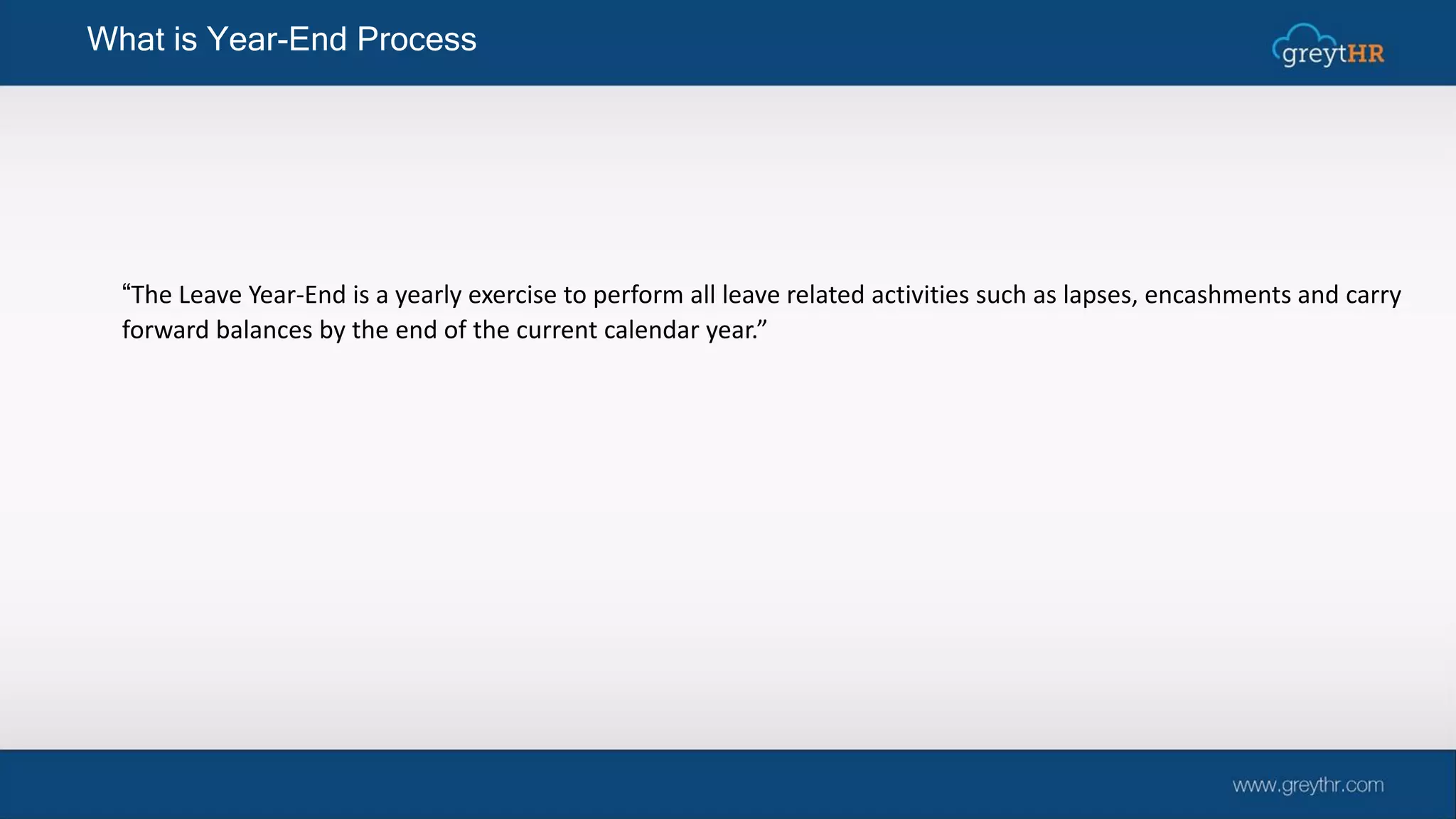 Leave year-end process | PDF