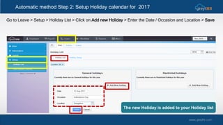 Leave year-end process | PDF
