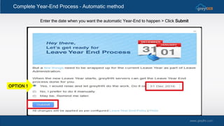 Leave year-end process | PDF