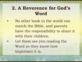 Leaving a Godly Inheritance | PPT