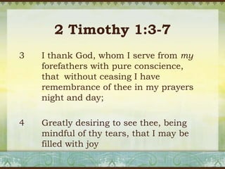 Leaving a Godly Inheritance | PPT