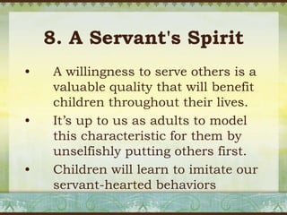 Leaving a Godly Inheritance | PPT