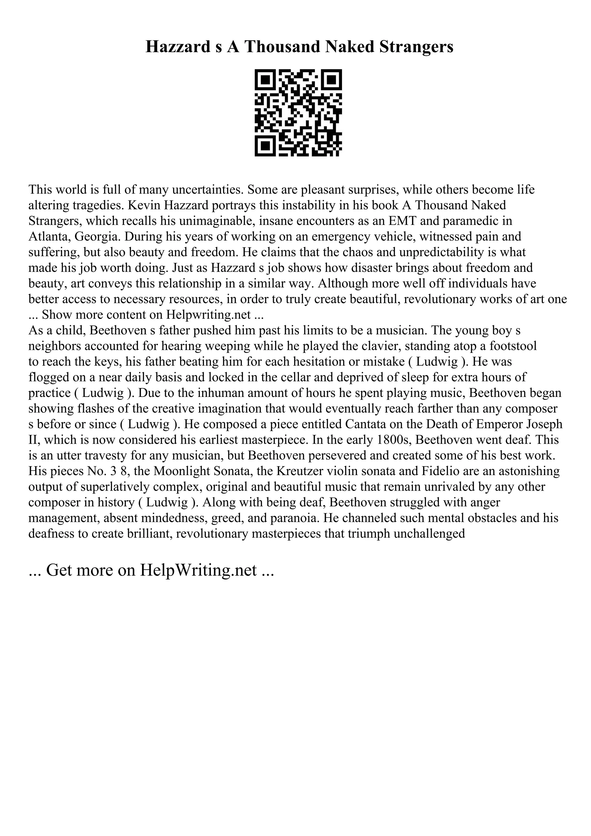 Leaving Cert English Essay Marking Scheme | PDF