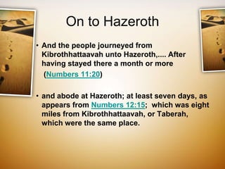 Journey Through the Wilderness | PPTX