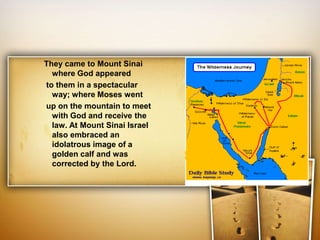 Map Of Moses Journey