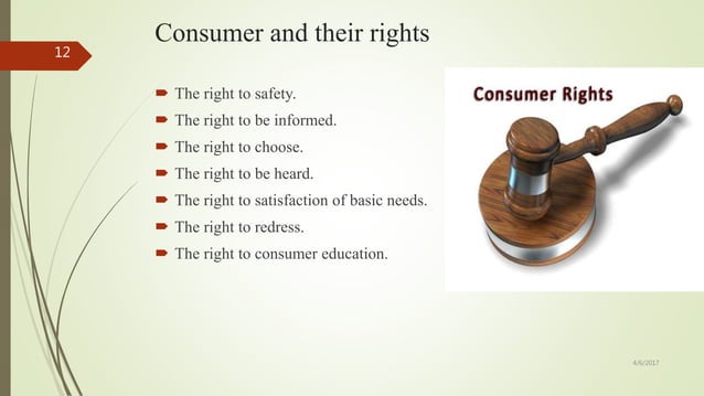 consumer protection council and their rights | PPTX