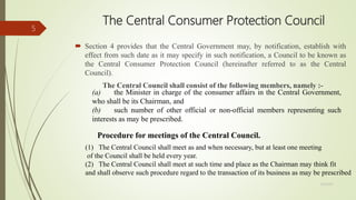 consumer protection council and their rights | PPTX