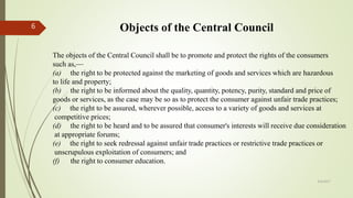 consumer protection council and their rights | PPTX
