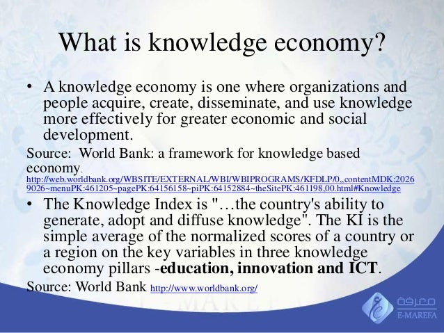 The changing role of libraries in the knowledge-based economy and sus…