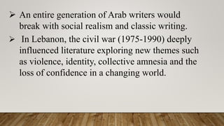 Lebanese literature and the author's work.pptx